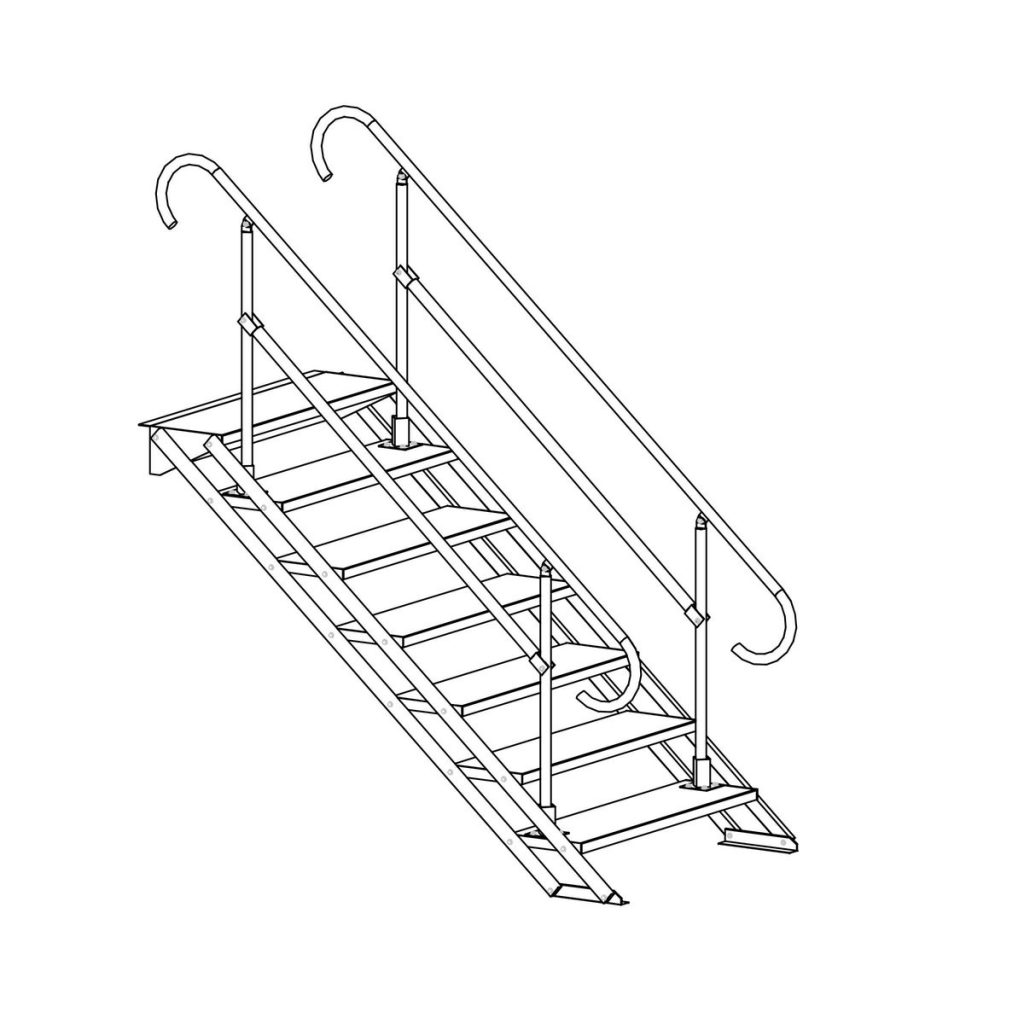 Adjustable 7 Step Stairs - Scene Ideas
